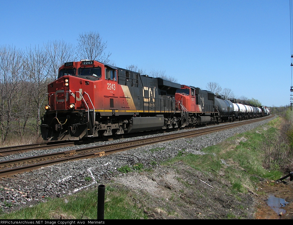 CN 2243 at Mile 260 Kingston Sub.